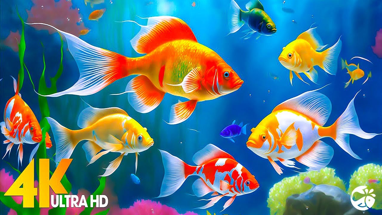 Aquarium 4K (ULTRA HD) – Amazing footage of fish and coral reefs under ...