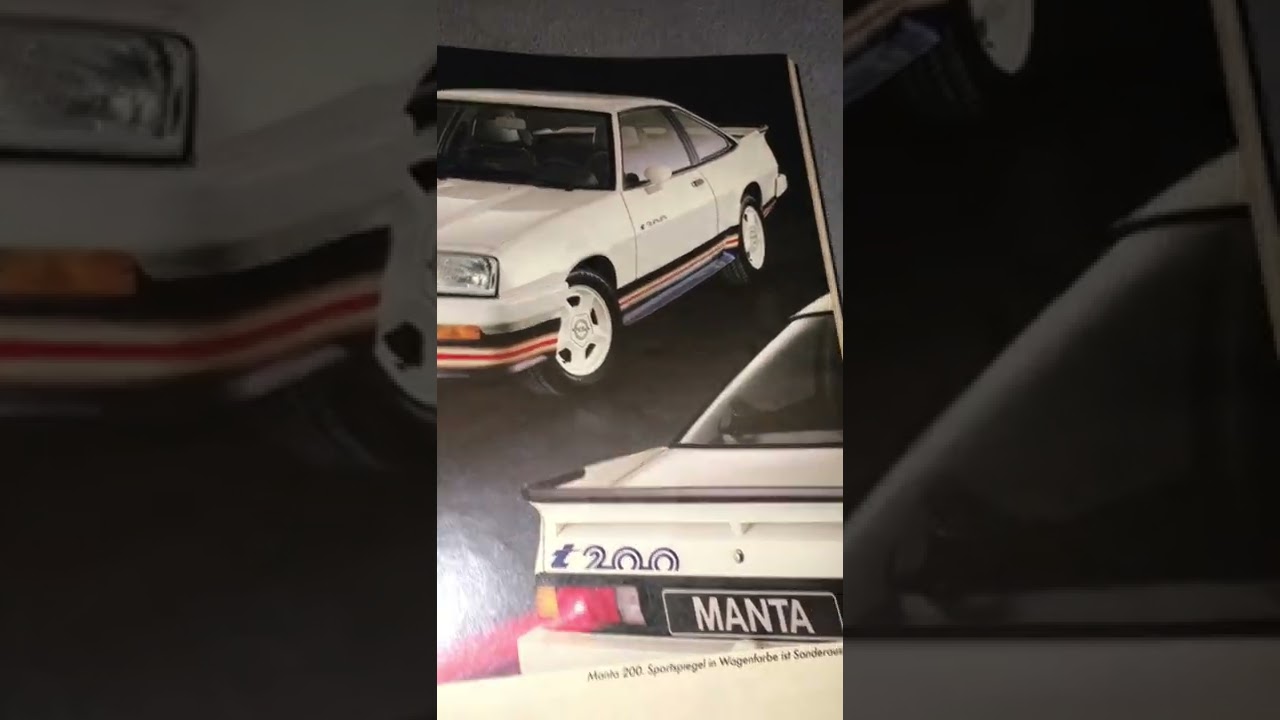 Opel Manta 200 1983 ( i200 2,0E Sondermodell ) | 車【 動画まとめ