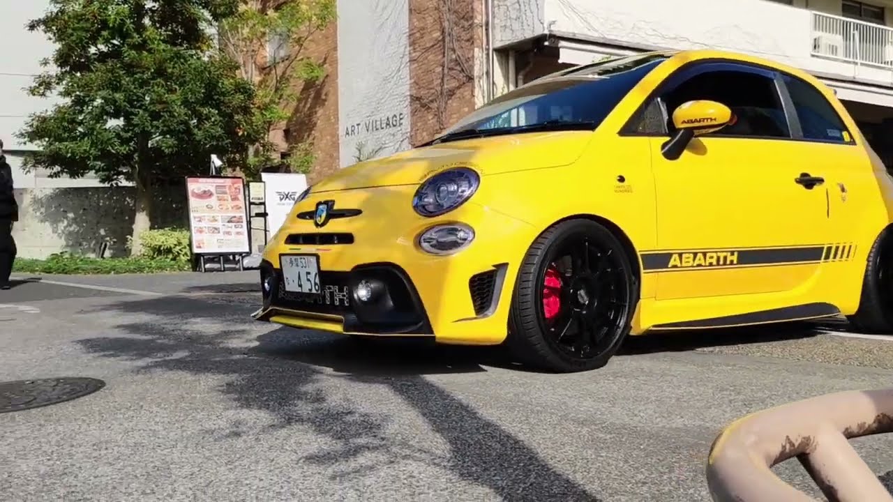 アバルト595 F595 595エッセエッセ 代官山 蔦屋書店 T-SITE モーニングクルーズ アバルト・デイ2022 | 車【 動画まとめ