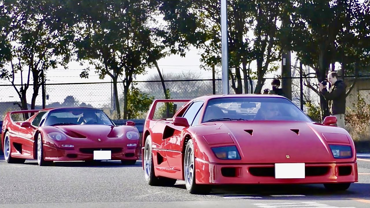 【フェラーリF40&F50が降臨！！】諸星一家やAnijaなどのスーパーカーのエンジンサウンド・加速サウンド/Supercars sound ...