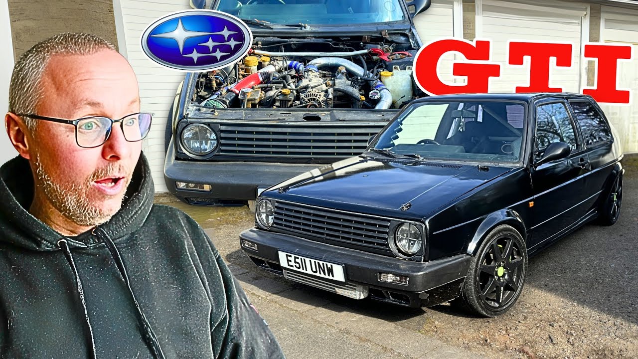 4×4 SUBARU VW GOLF GTI MK2! *310HP* | 車【 動画まとめ