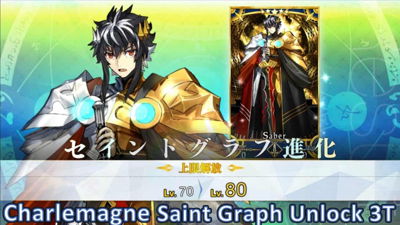 【FGO】 Charlemagne Saint Graph Unlock Showcase and Quest 3T 霊基解放クエスト ...