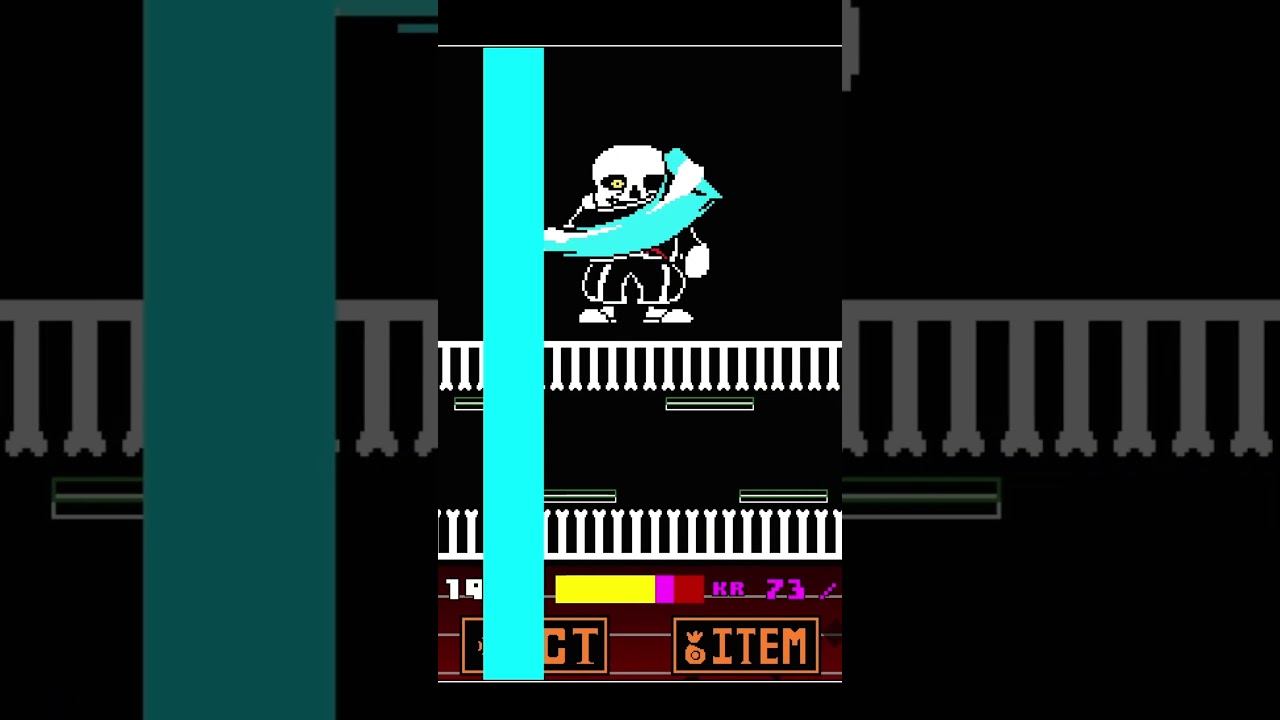 サンズの攻撃がむずすぎる…【アンダーテール：undertale】#undertale #undertaleau #shorts #short | ゲーム情報【まとめ動画】