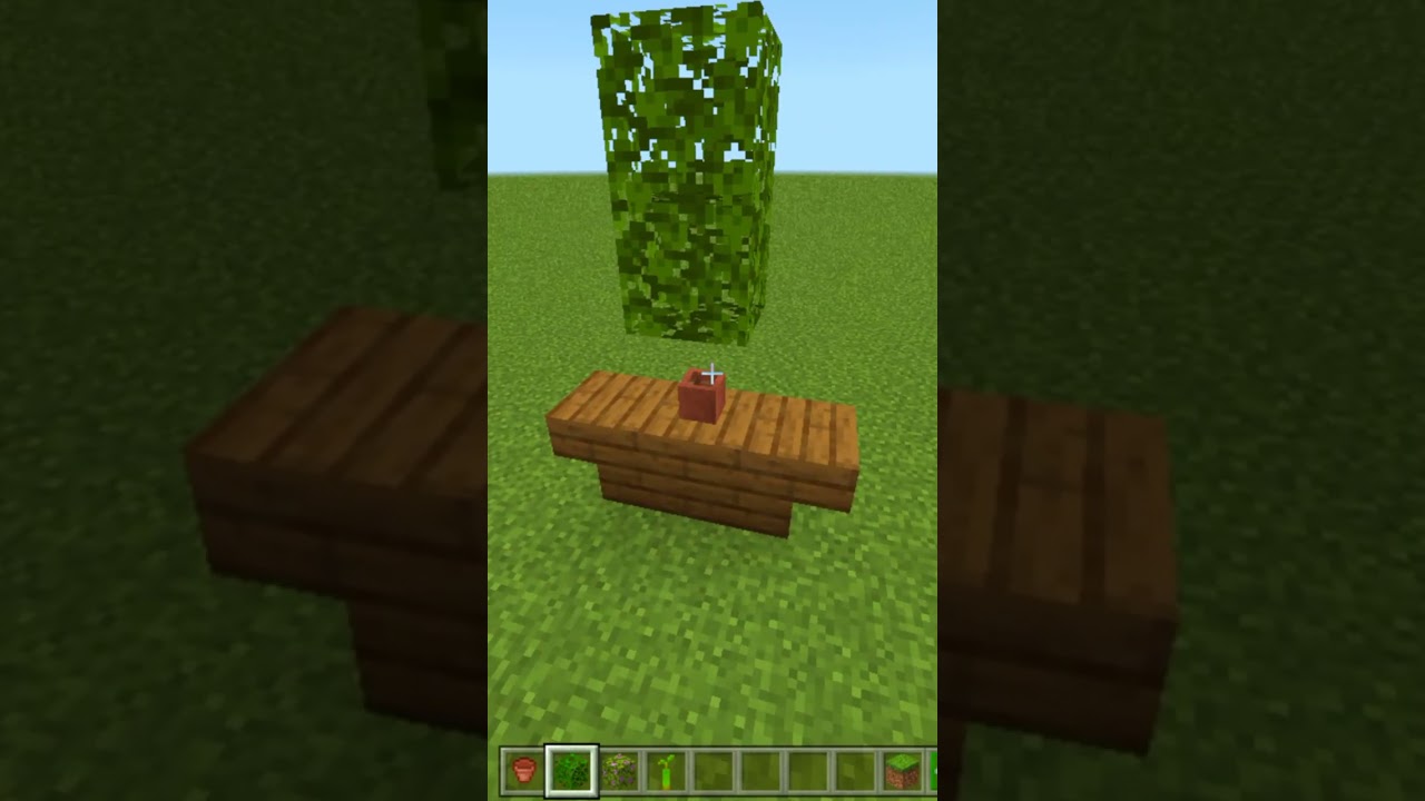 Minecraft:Indoor Plant|#shorts | マイクラ（Minecraft）動画まとめ