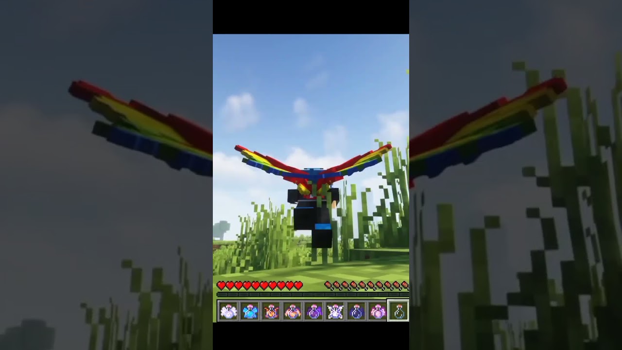 Minecraft Super Dragon Wings Mod || #minecraft | マイクラ（Minecraft）動画まとめ