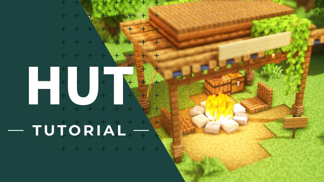 [Minecraft] How to Make a Bonfire and a Rest Area | マイクラ（Minecraft）動画まとめ