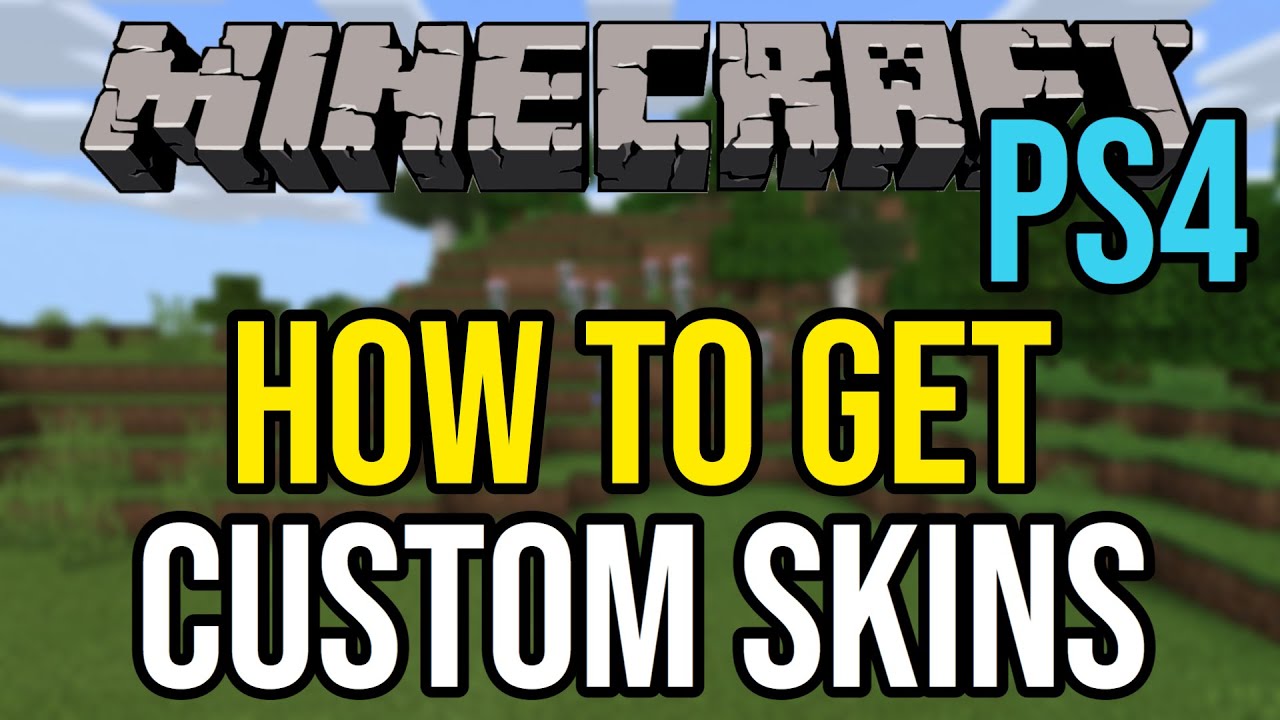 How To Get Custom Skins On Minecraft PS4 – Make Your Own skin! | マイクラ ...