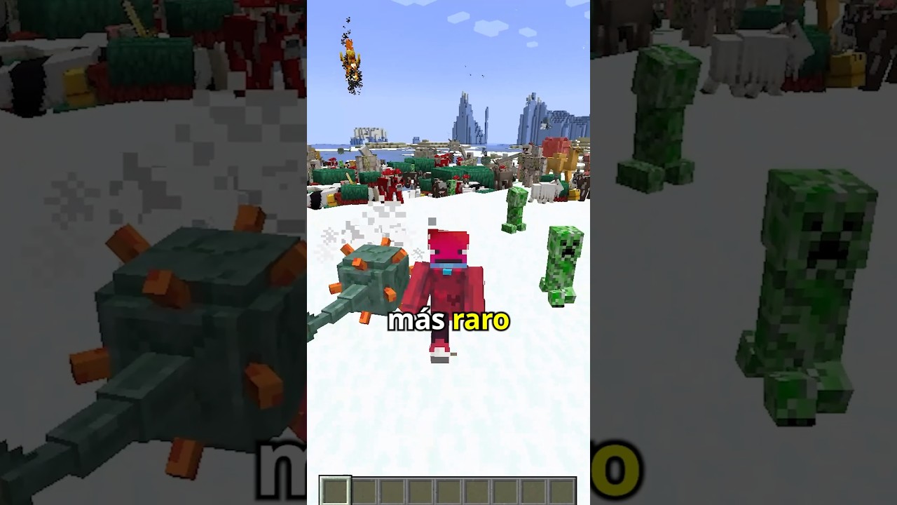 EL MOB MÁS RARO DE SPAWNEAR EN MINECRAFT | マイクラ（Minecraft）動画まとめ