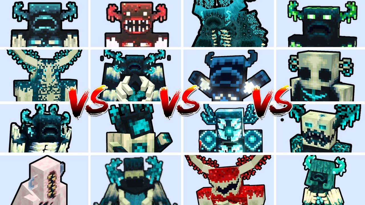 EVERY MINECRAFT WARDEN TOURNAMENT | Minecraft Mob Battle | マイクラ ...