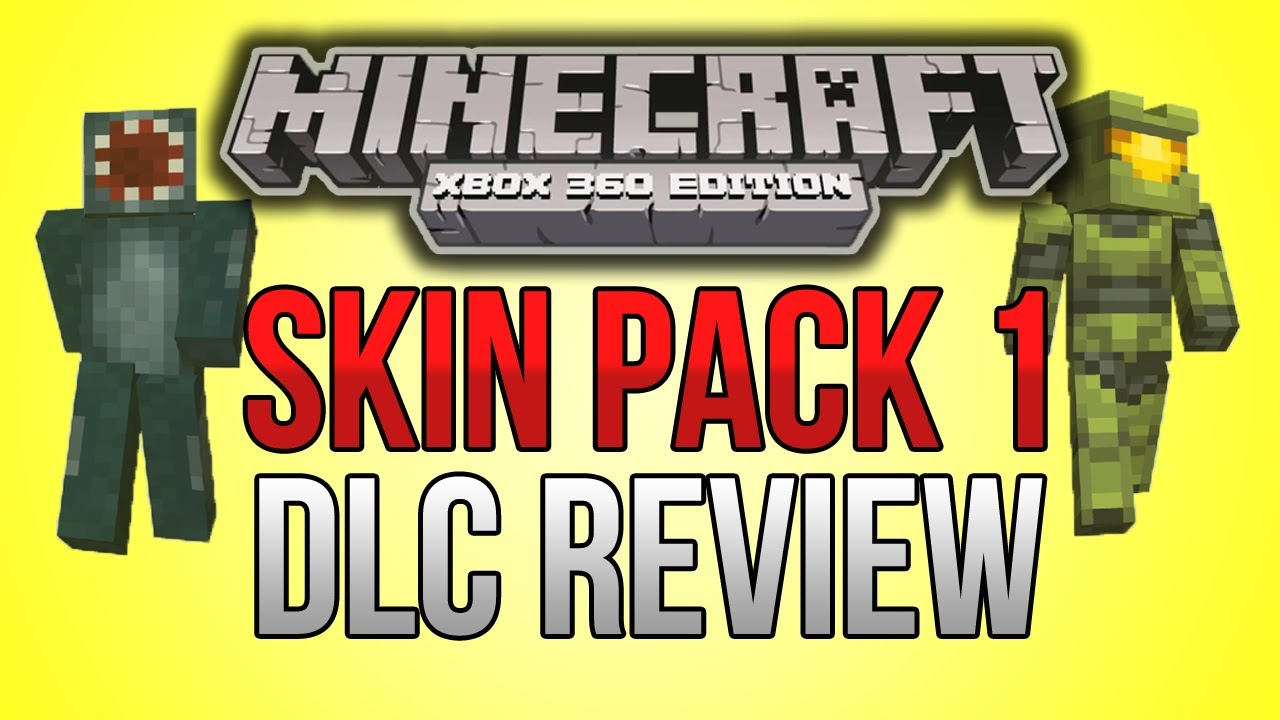 Minecraft (Xbox 360) – SKIN PACK 1 DLC – REVIEW! – Is It Worth It ...