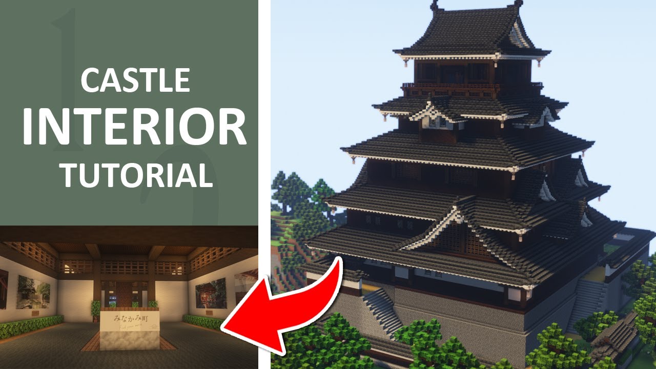How to Build a Japanese Castle in Minecraft [Interior Part] | 日本のお城の内装の ...