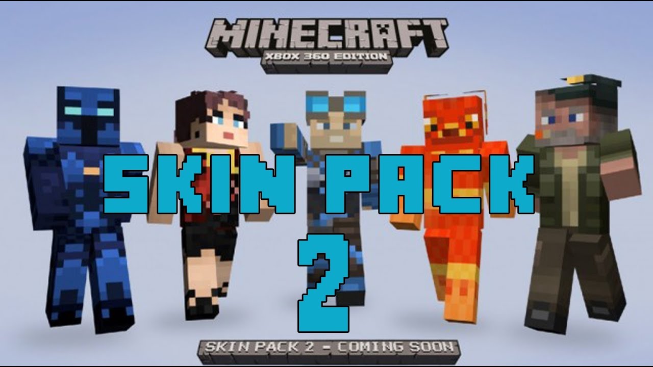 Minecraft Xbox 360 | Skin Pack 2 Information | 45 New Skins, L4D2, Viva ...