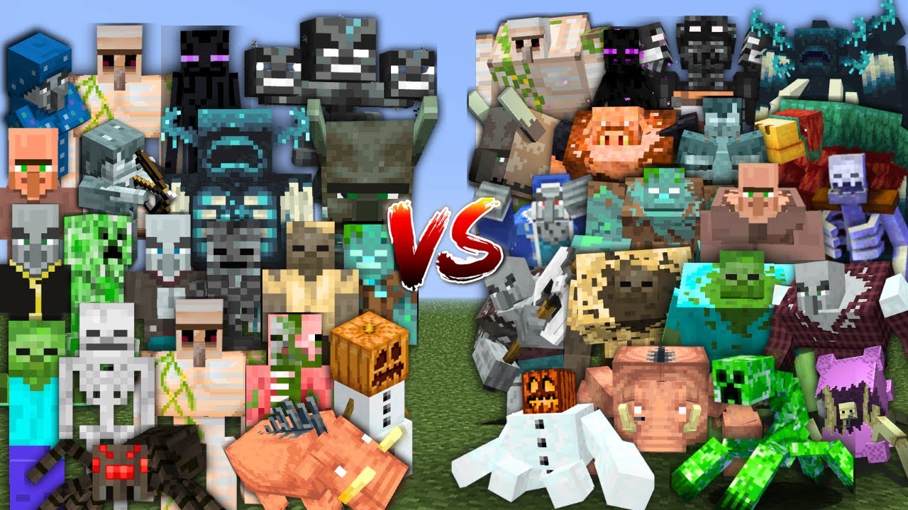 ALL MOBS vs MUTANT MOBS in Minecraft Mob Battle | マイクラ（Minecraft）動画まとめ