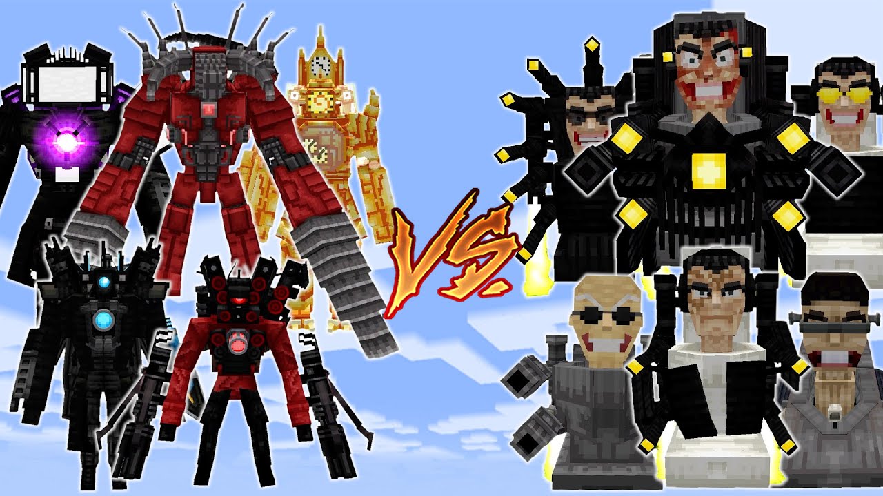 THE ALLIANCE VS G-MAN MOD/ADDON IN MINECRAFT PE BATTLE | マイクラ（Minecraft ...