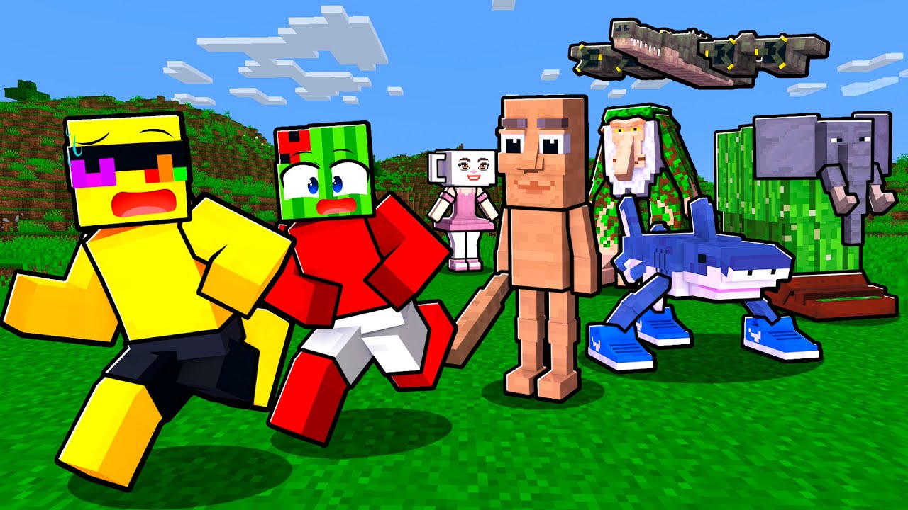 There's BRAINROT MOBS in My Minecraft World | マイクラ（Minecraft）動画まとめ