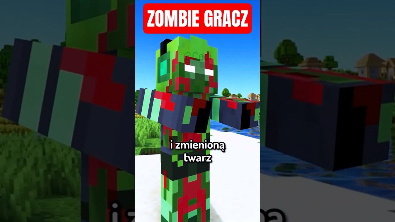 GRACZ ZOMBIE w MINECRAFT MOD #shorts | マイクラ（Minecraft）動画まとめ