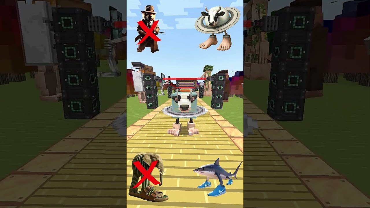 BrainRot can cross this Lasers??? #minecraft #shorts | マイクラ（Minecraft）動画まとめ