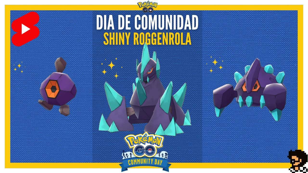 ¡SHINY ROGGENROLA COMMUNITY DAY EN POKEMON GO! 直 #communityday | ポケモン関連 ...