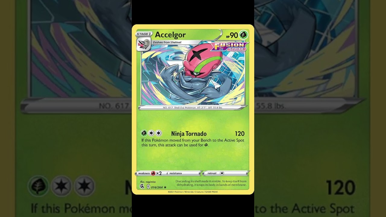 ACCELGOR (POKEMON CARD) NAGIMISO [FUSION STRIKE] | ポケモン関連情報のまとめ動画