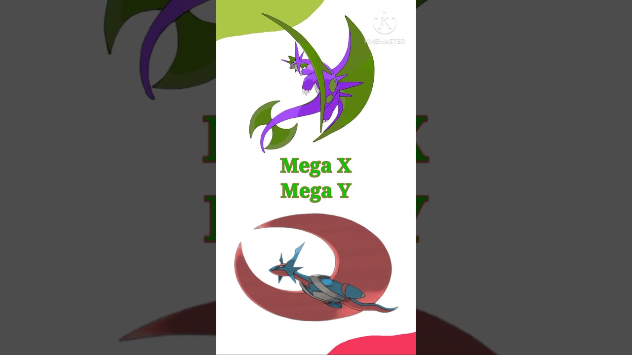 Top -5 Strongest Mega Evolve Pokemon X Y Mega Evolution drawing: Mega X ...