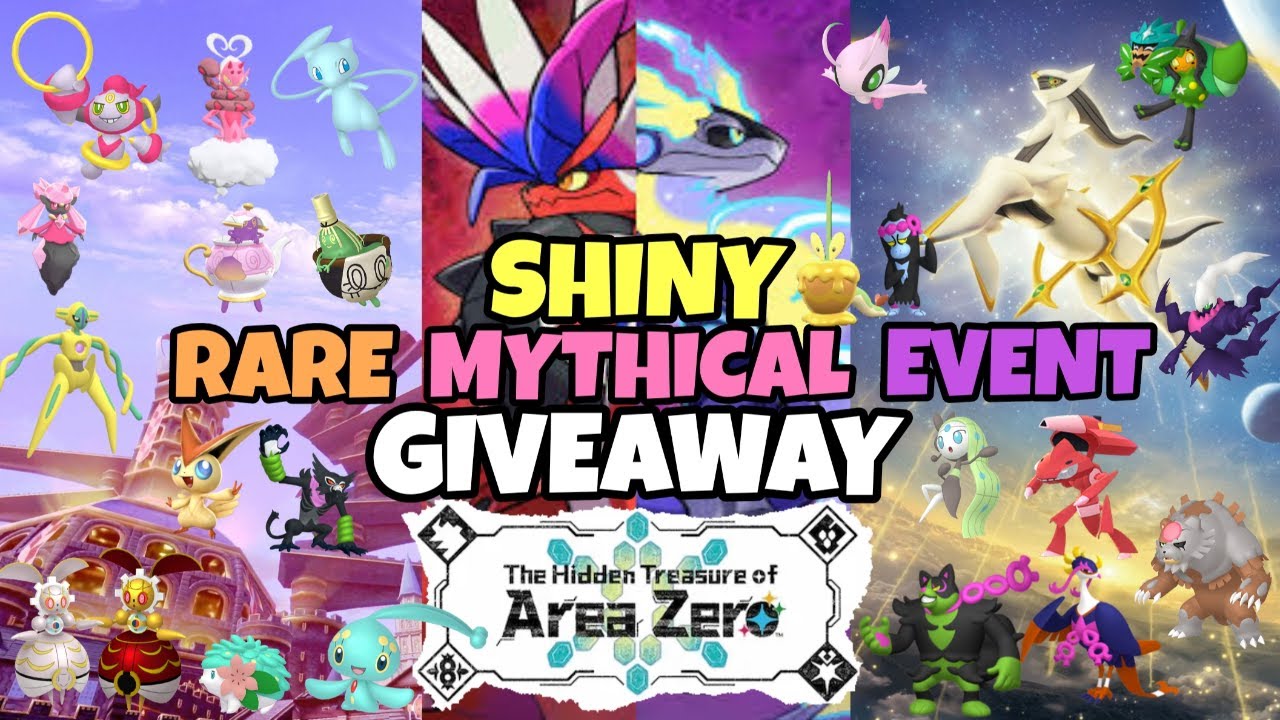 Pokemon Scarlet/Violet & Sword/Shield: Shiny Rare/Teal DLC/Mythicals ...