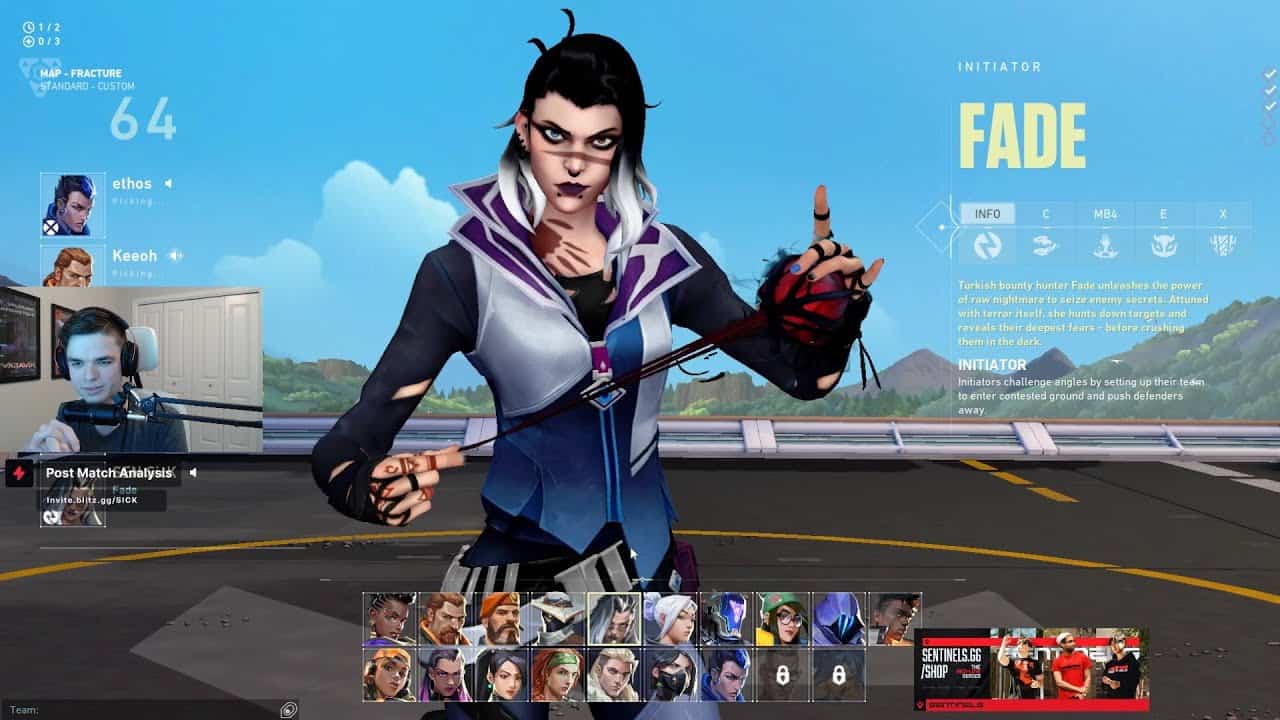 SEN SICK FADE IS INSANE! NEW AGENT FADE VALORANT GAMEPLAY [Full Match ...