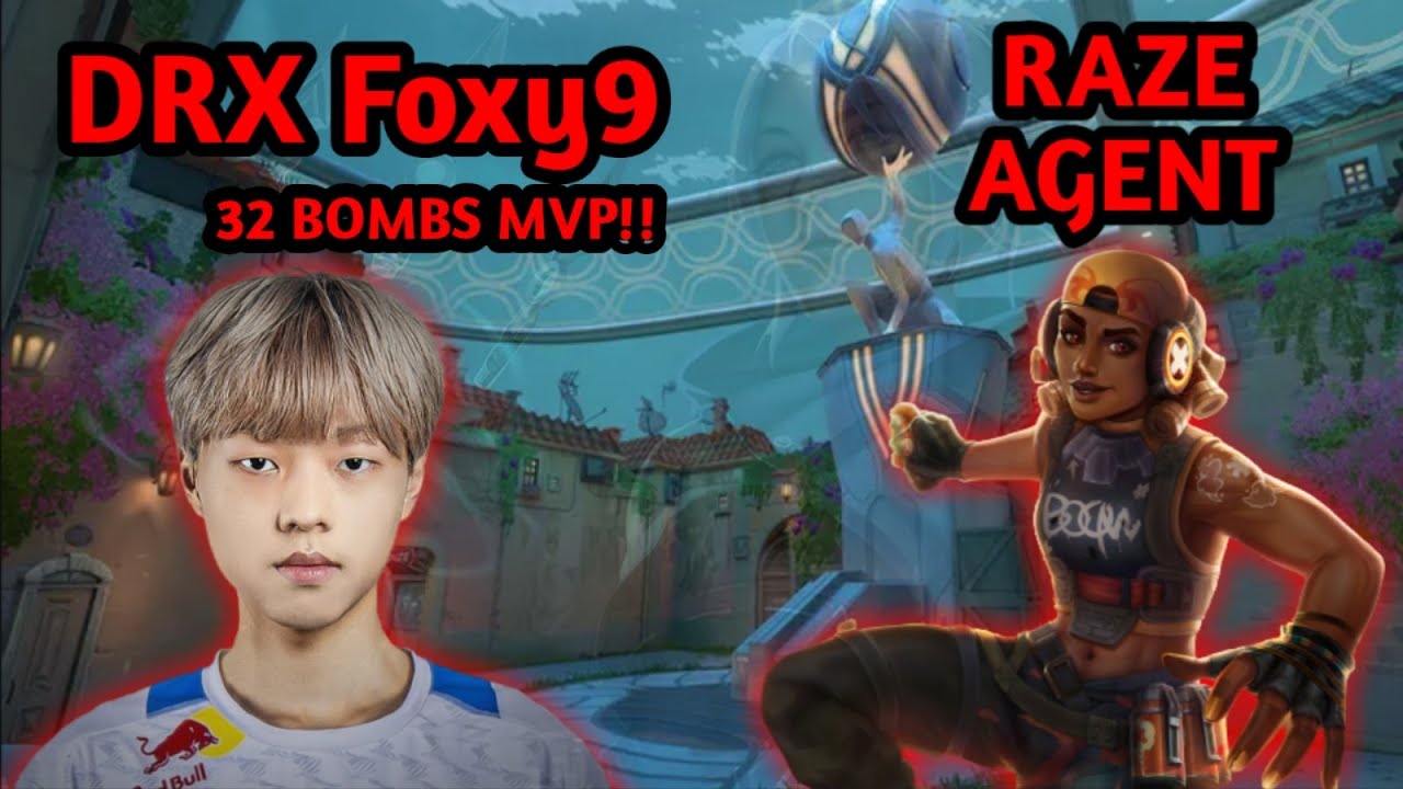DRX Foxy9 30+ KILLS MVP | INSANE RAZE GAMEPLAY | PEARL MAP VALORANT ...