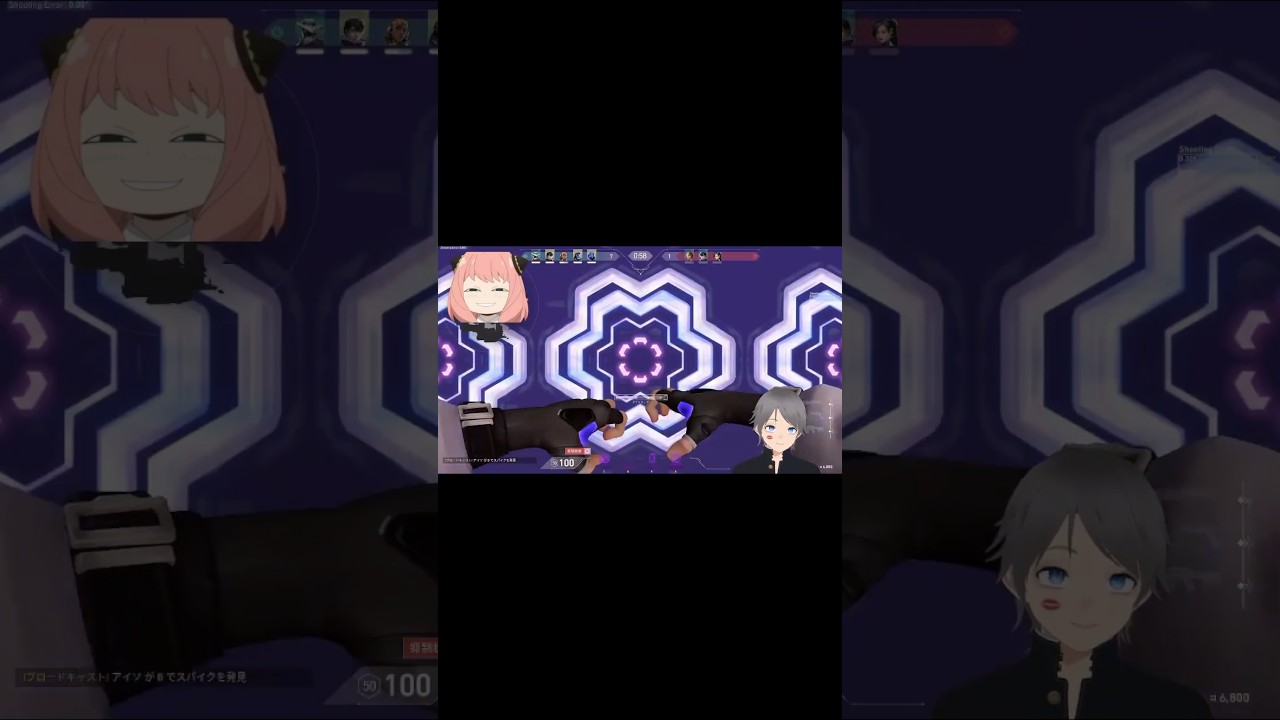 VALORANT 初心者のりょん アイソ 4キル #shorts #valorant初心者 #valor ant男子 #ゲーム配信 #iso ...